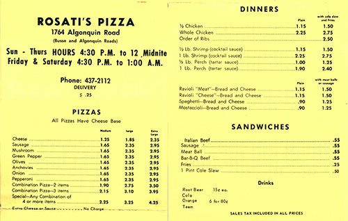About Rosati's Pizza | The Rosati Family Story and History